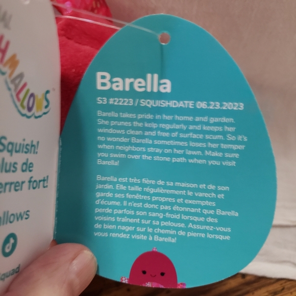 Squishmallows (Kelly Toys) | Toys | What A Cutie Barella The Red Betta ...